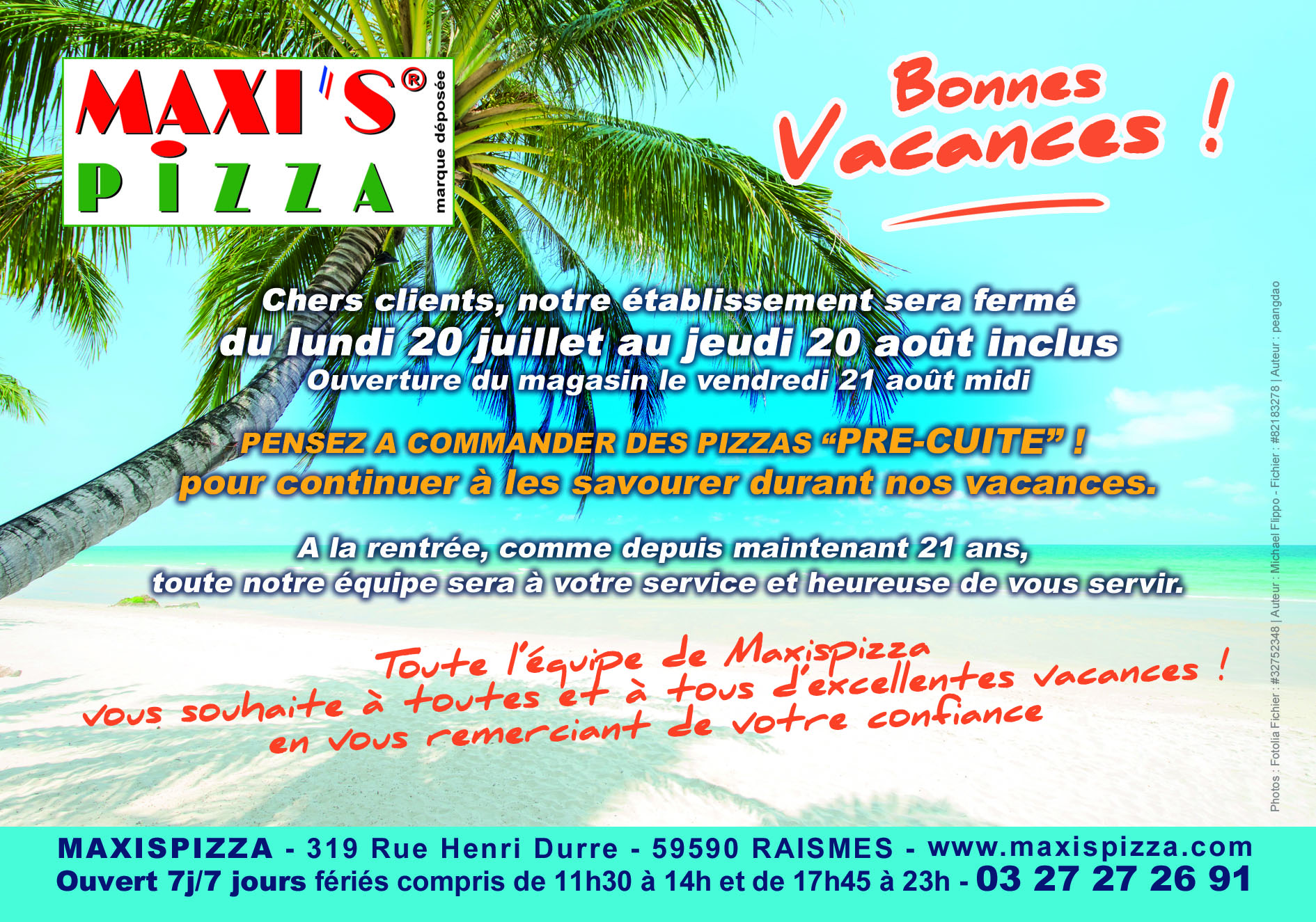 MAXISPIZZA – Maxi's Pizza Valenciennes (Nord) : Livraison de pizzas a ...